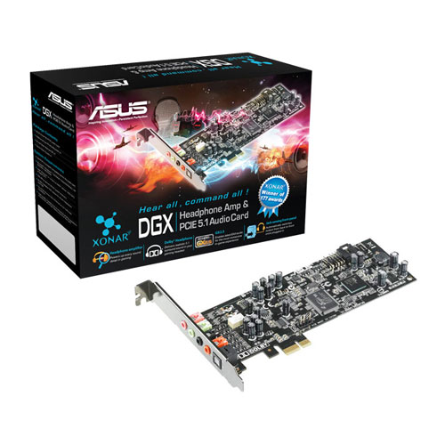 Asus Xonar DGX PCI Express 5.1-channel gaming audio card | Pcdirectuk.com
